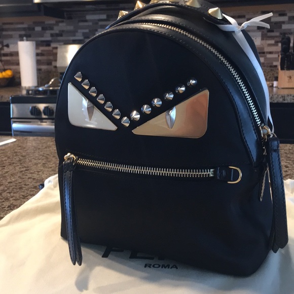 Fendi | Bags | Nwt Fendi Monster Eyes Backpack | Poshmark